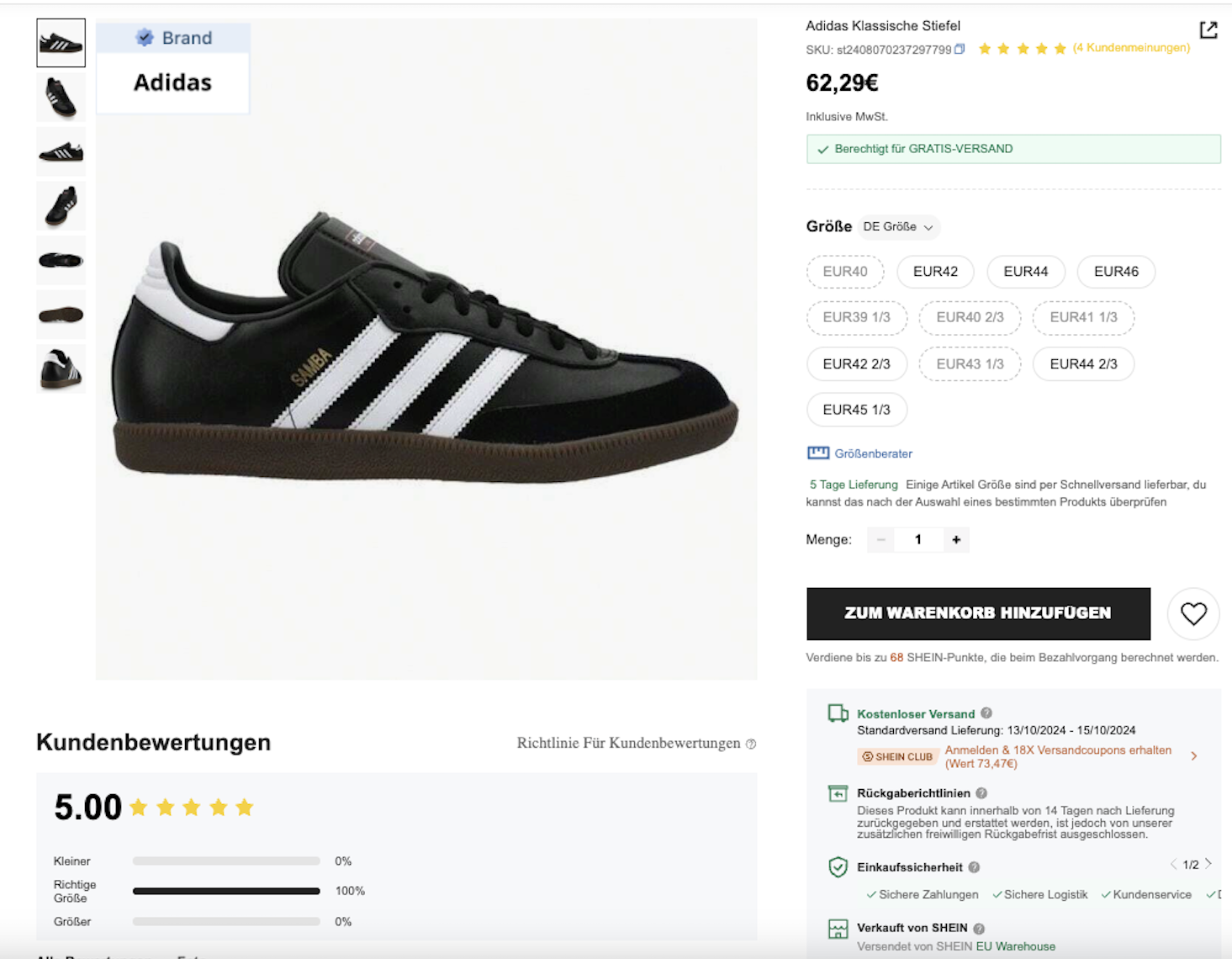 Western Brands on Shein - Marketplace Universe